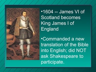 Elizabethan england macbeth | PPT