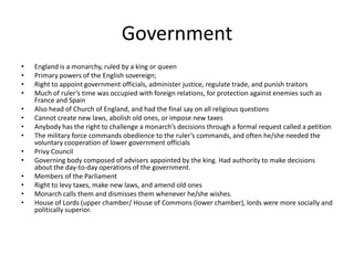 Elizabethan England Powerpoint | PPTX