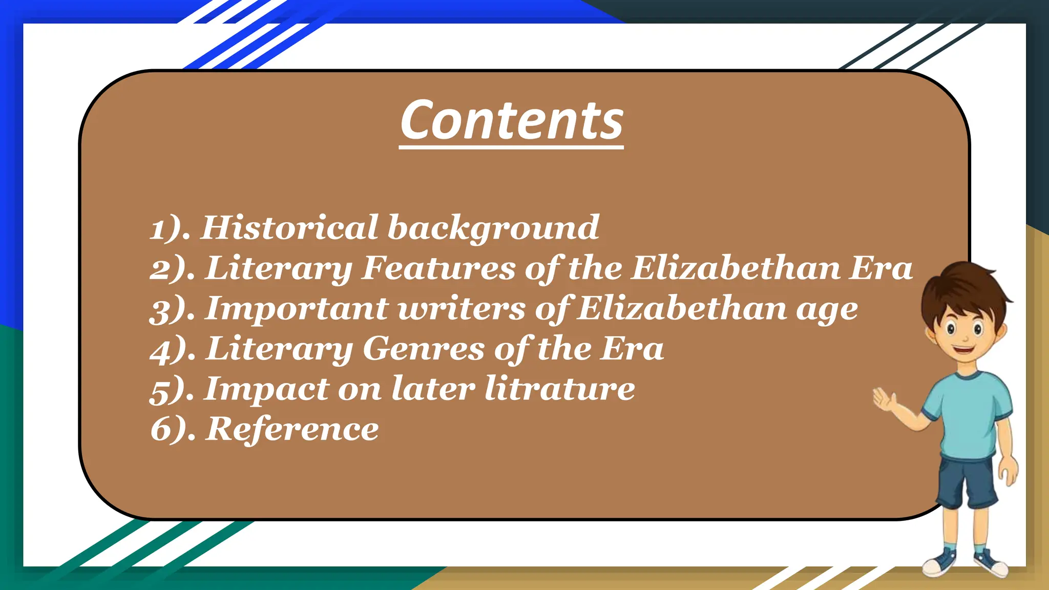 Elizabethan era and some important writers. | PPTX