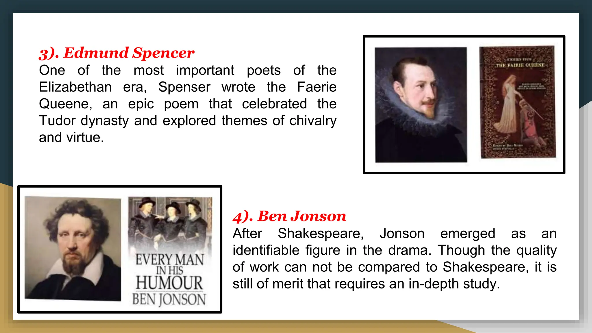 Elizabethan era and some important writers. | PPTX