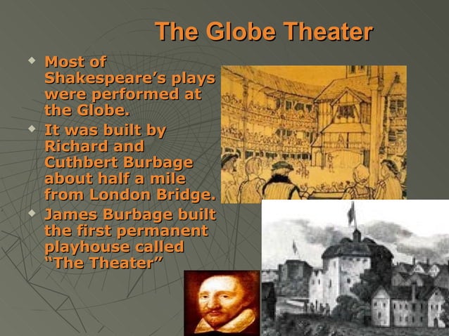 The Elizabethan Age | PPT | Theater Venues | Attractions