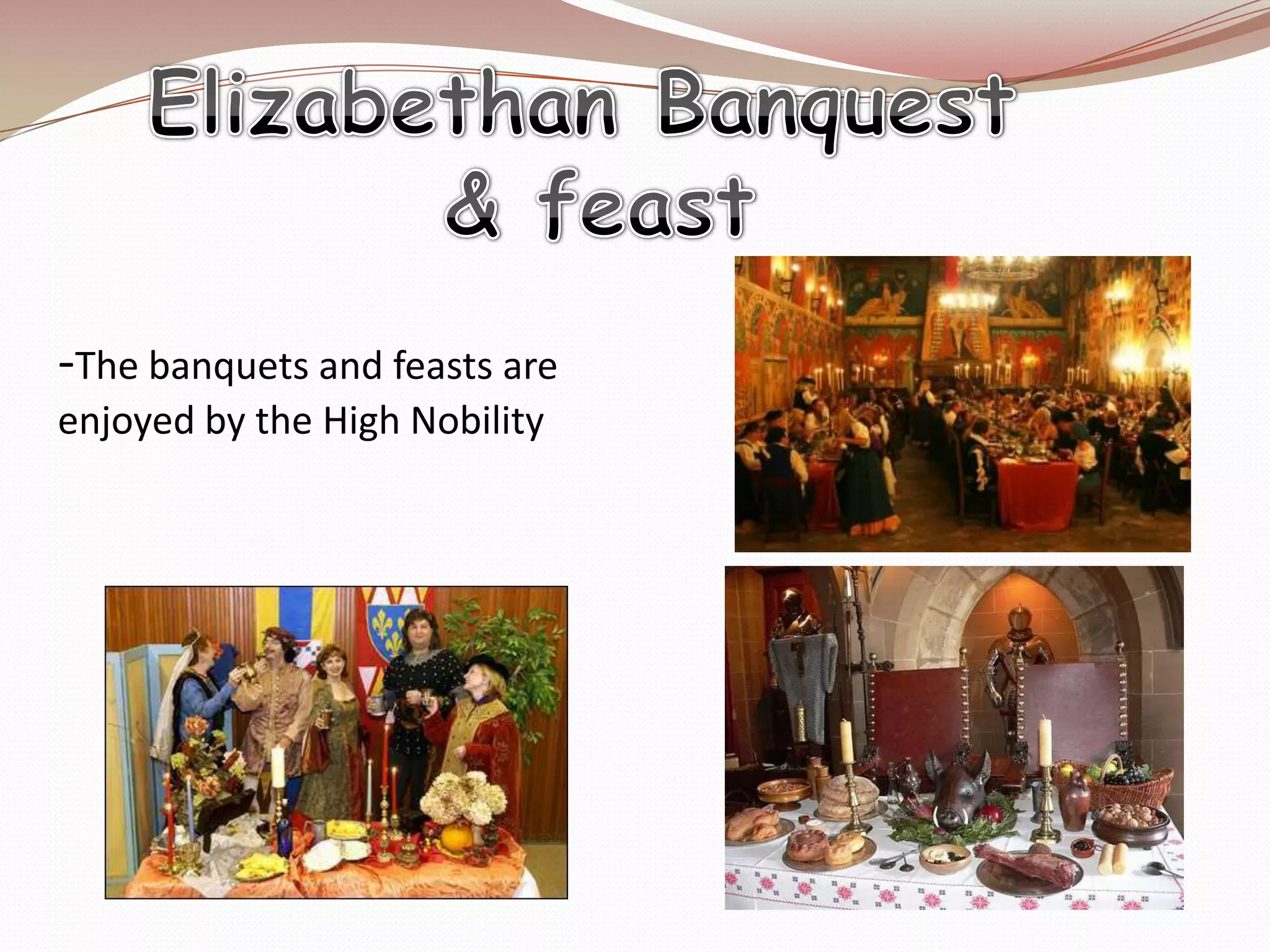 Elizabethan food comida en la epoca isabelina | PPT