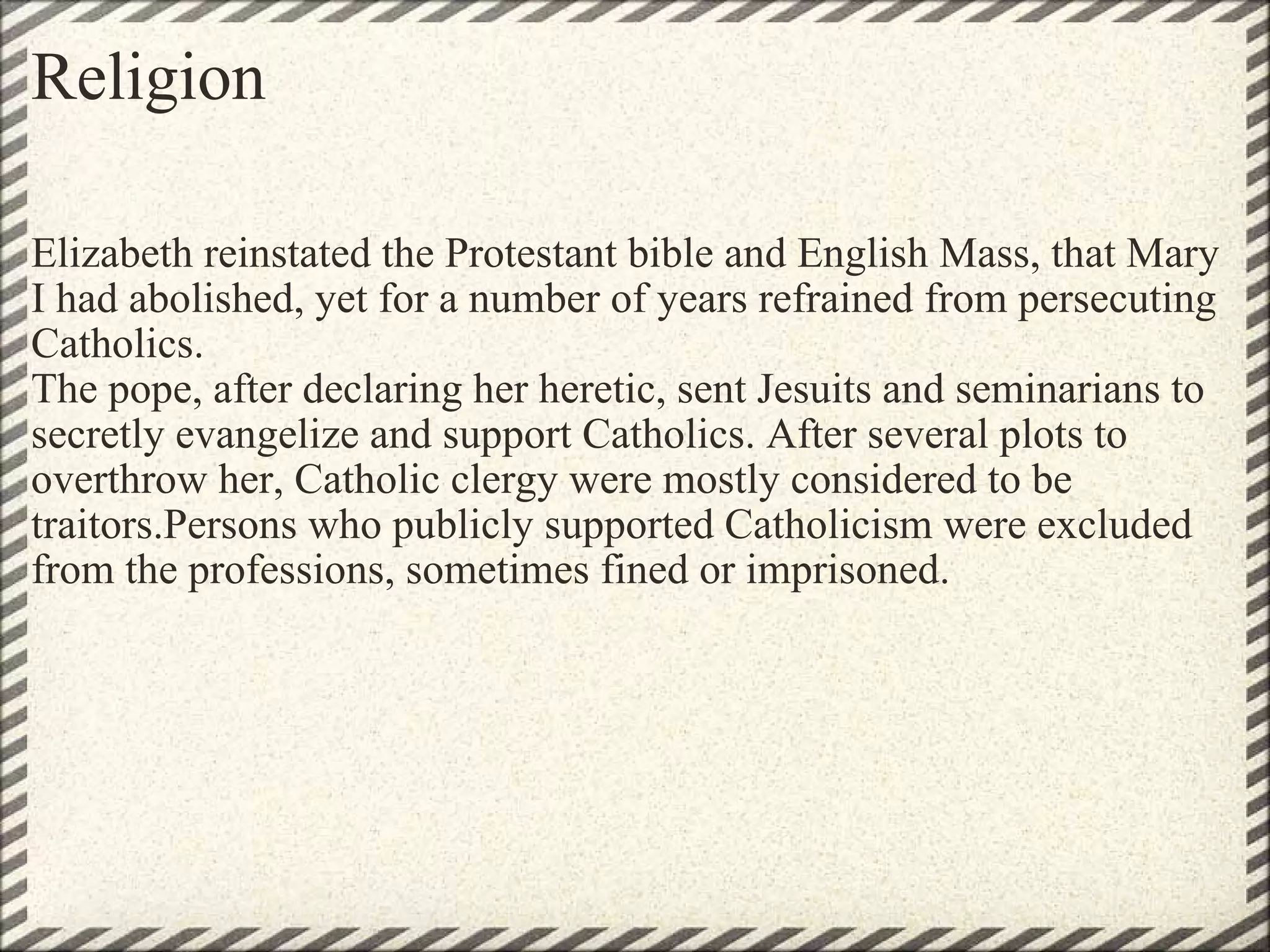 Elizabethan period | PPT