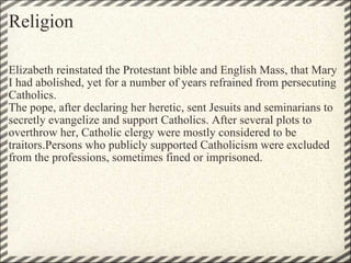 Elizabethan period | PPT