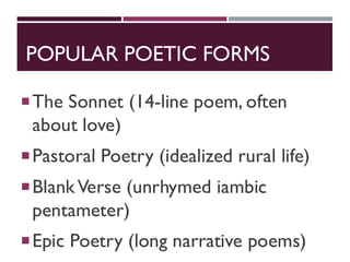 "Exploring the Beauty of Elizabethan Poetry" | PDF