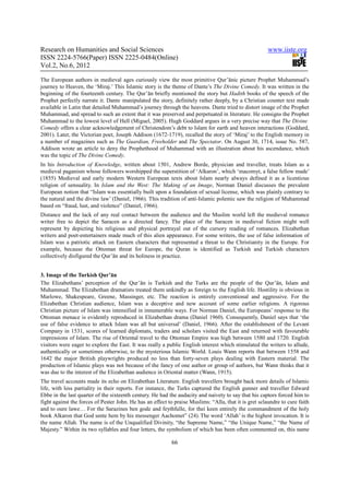 Elizabethan presentation of the islamic script | PDF