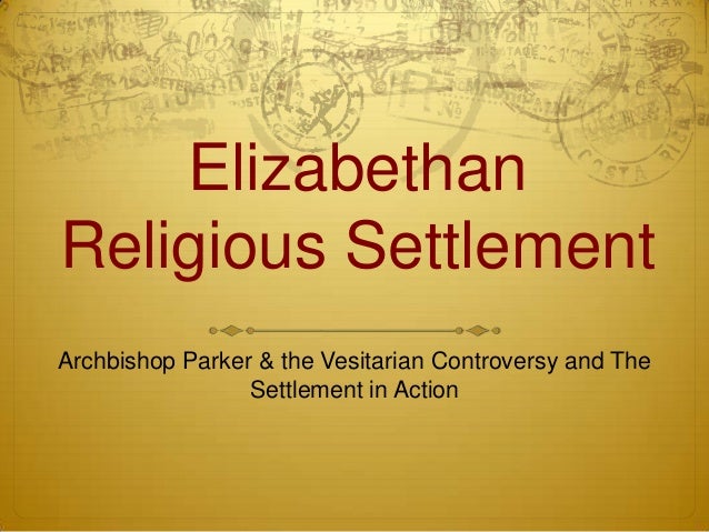 Elizabethan Religious Settlement
