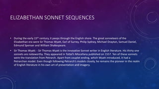 Elizabethan Sonnets.pptx