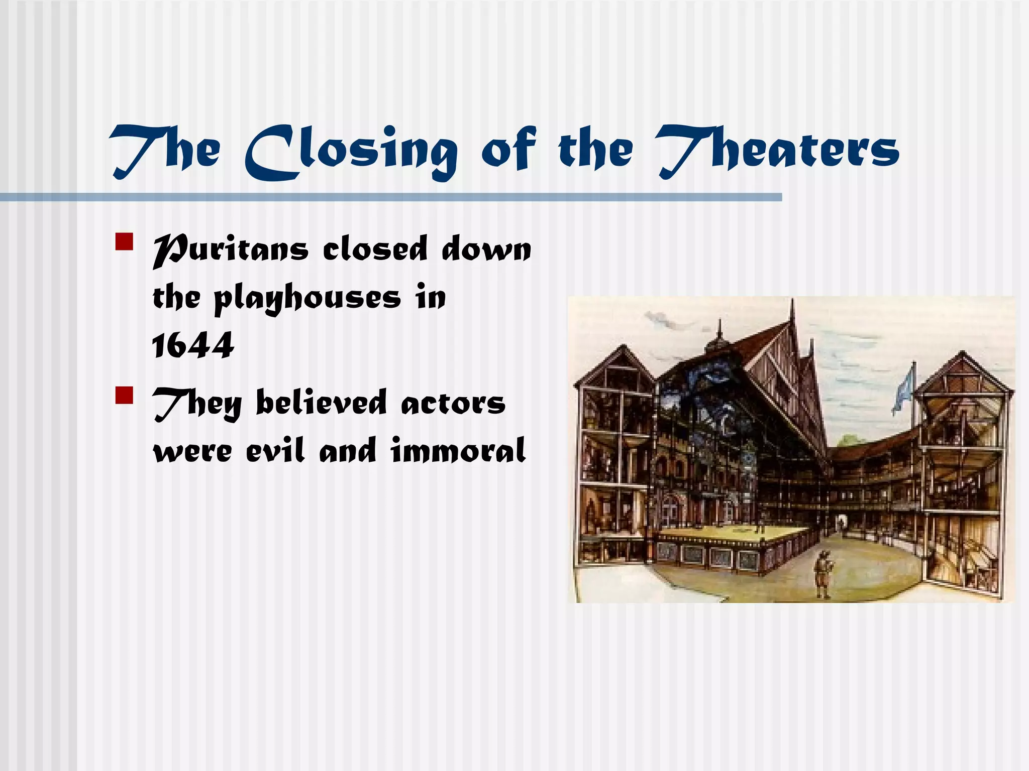 Elizabethan theater | PPT