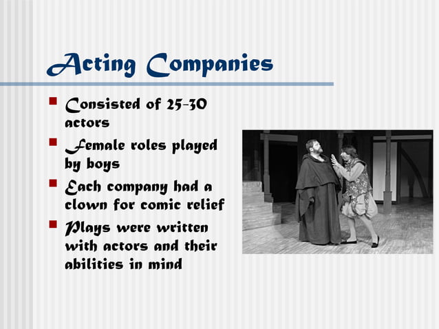 Elizabethan theater | PPT