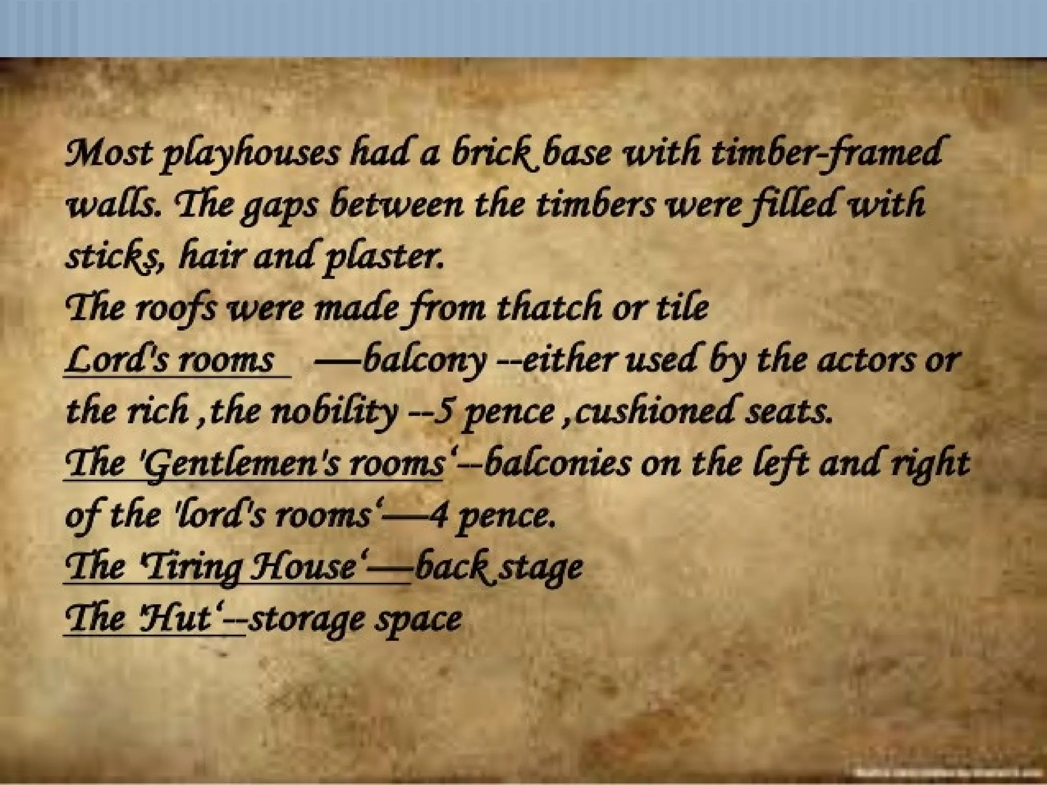 Elizabethan Theater and audience presentation.ppt