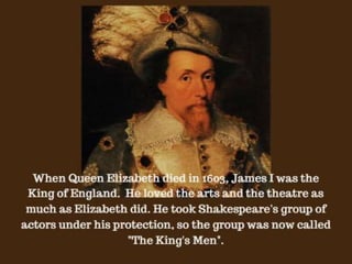 Elizabethan theatre ppt | PPTX
