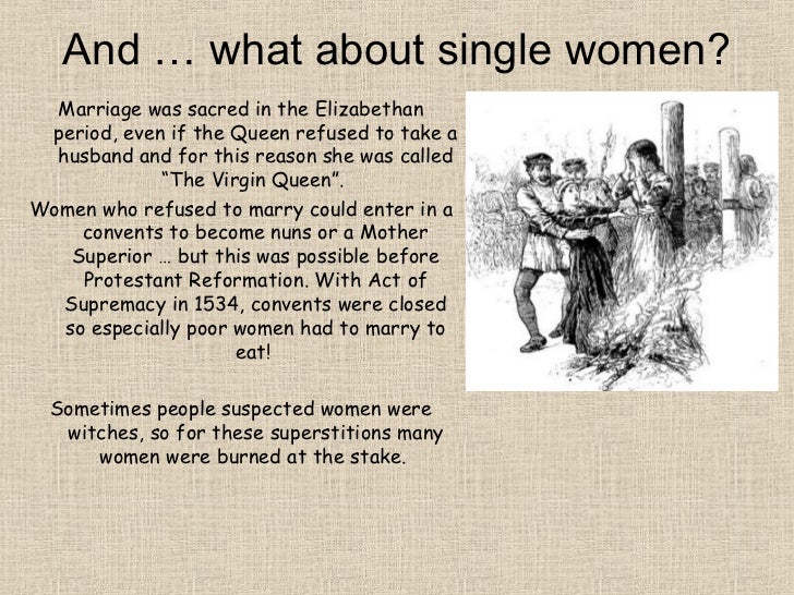 Elizabethan Women Rights