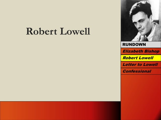 Elizabeth Bishop And Robert Lowell | PPSX