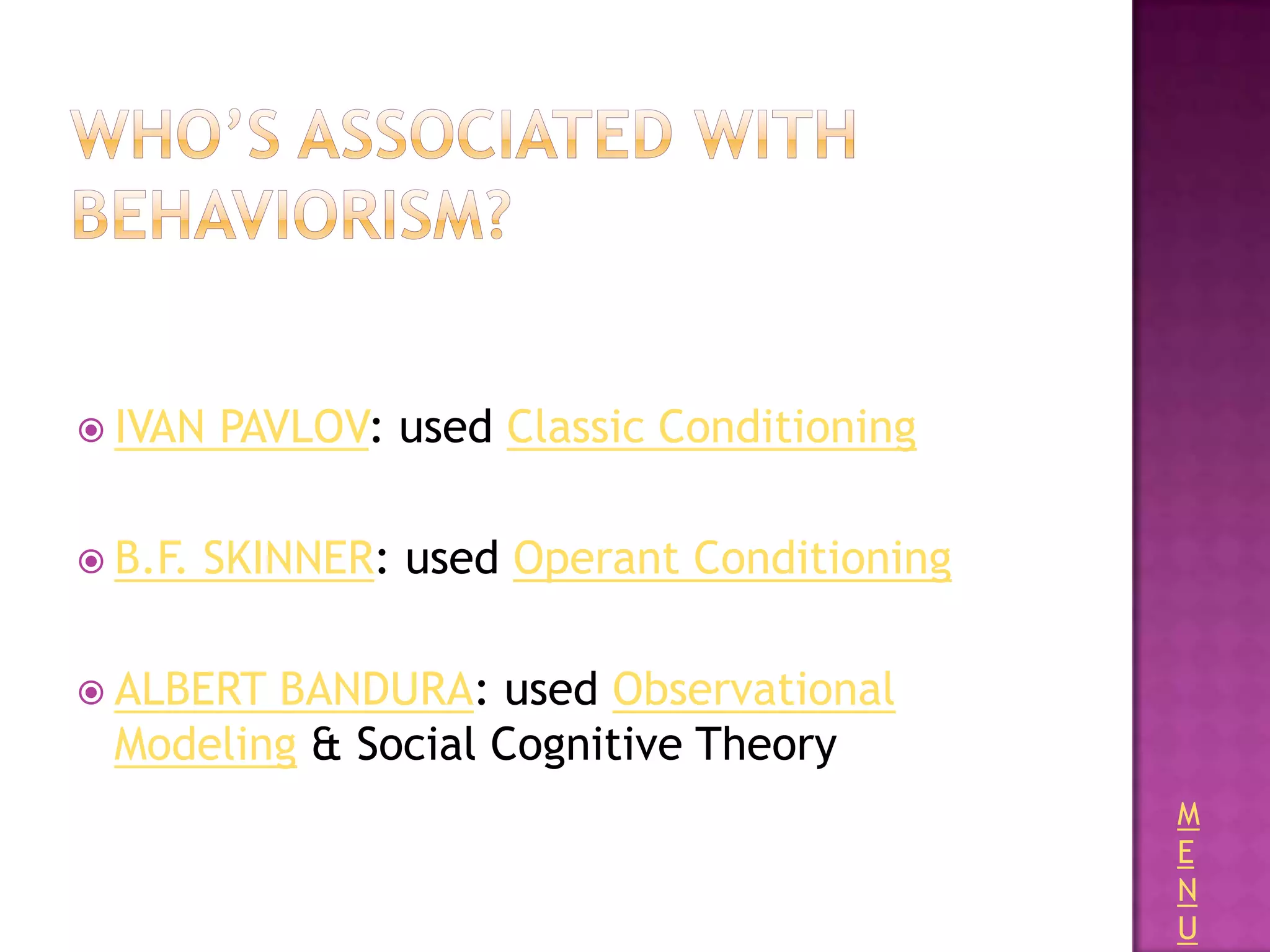 Elizabeth casey behaviorism.ppt(x) | PPT