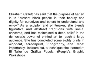 Elizabeth catlett | KEY