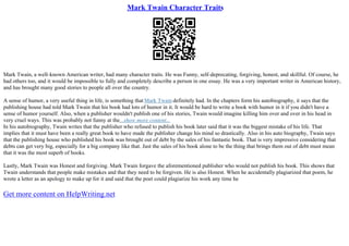 Elizabeth Character Traits | PPT