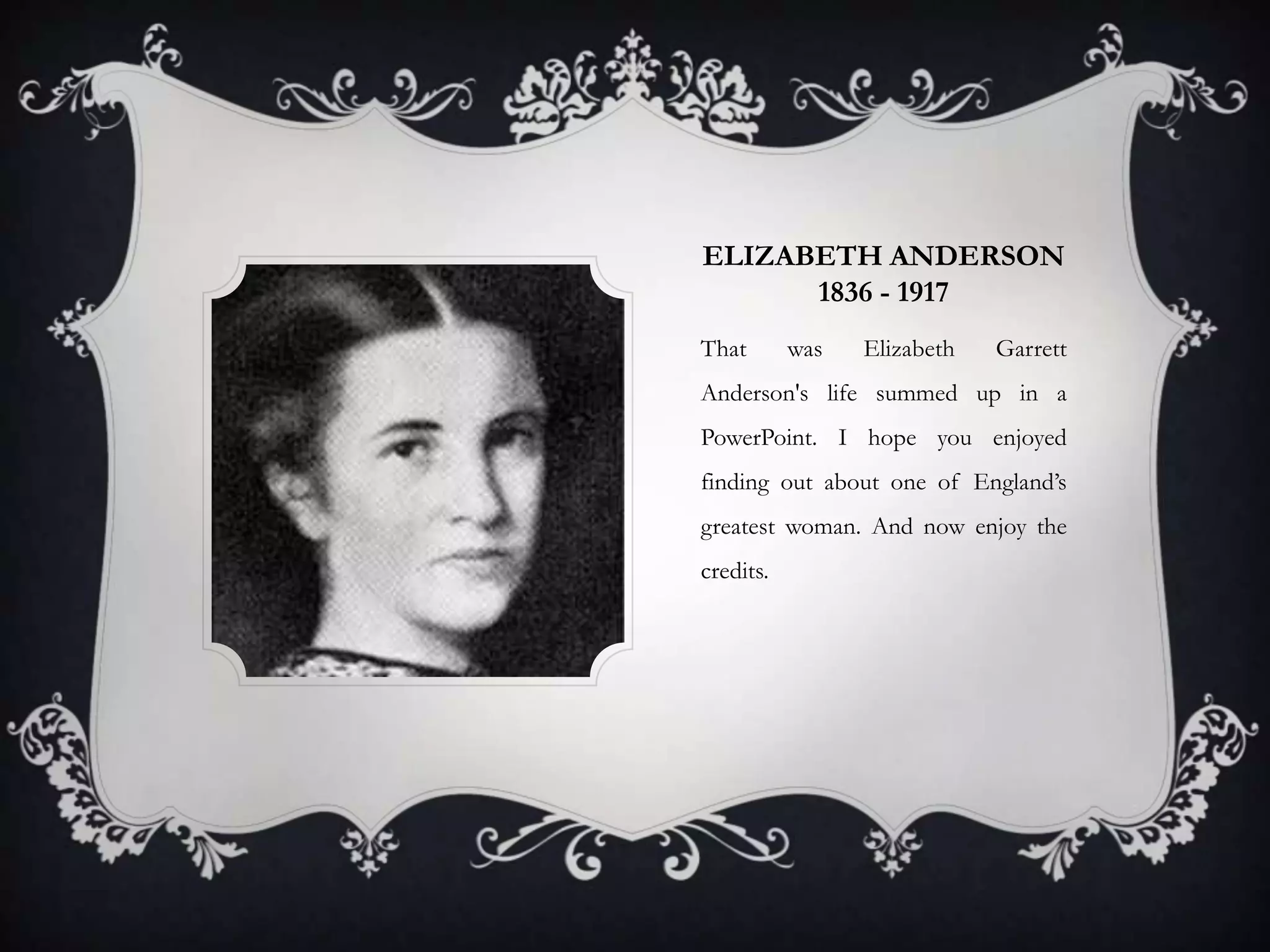 Elizabeth garrett anderson | PPTX
