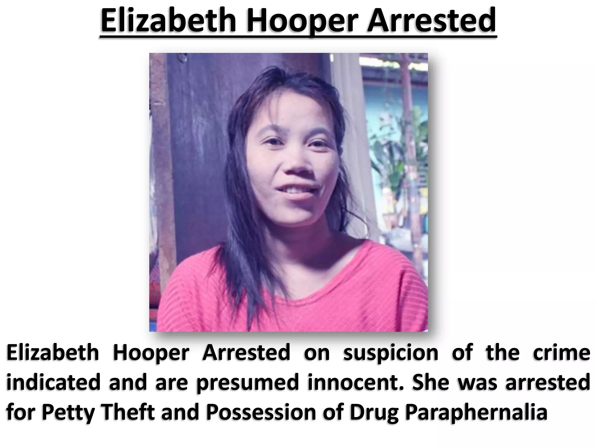Elizabeth hooper arrested | PPT