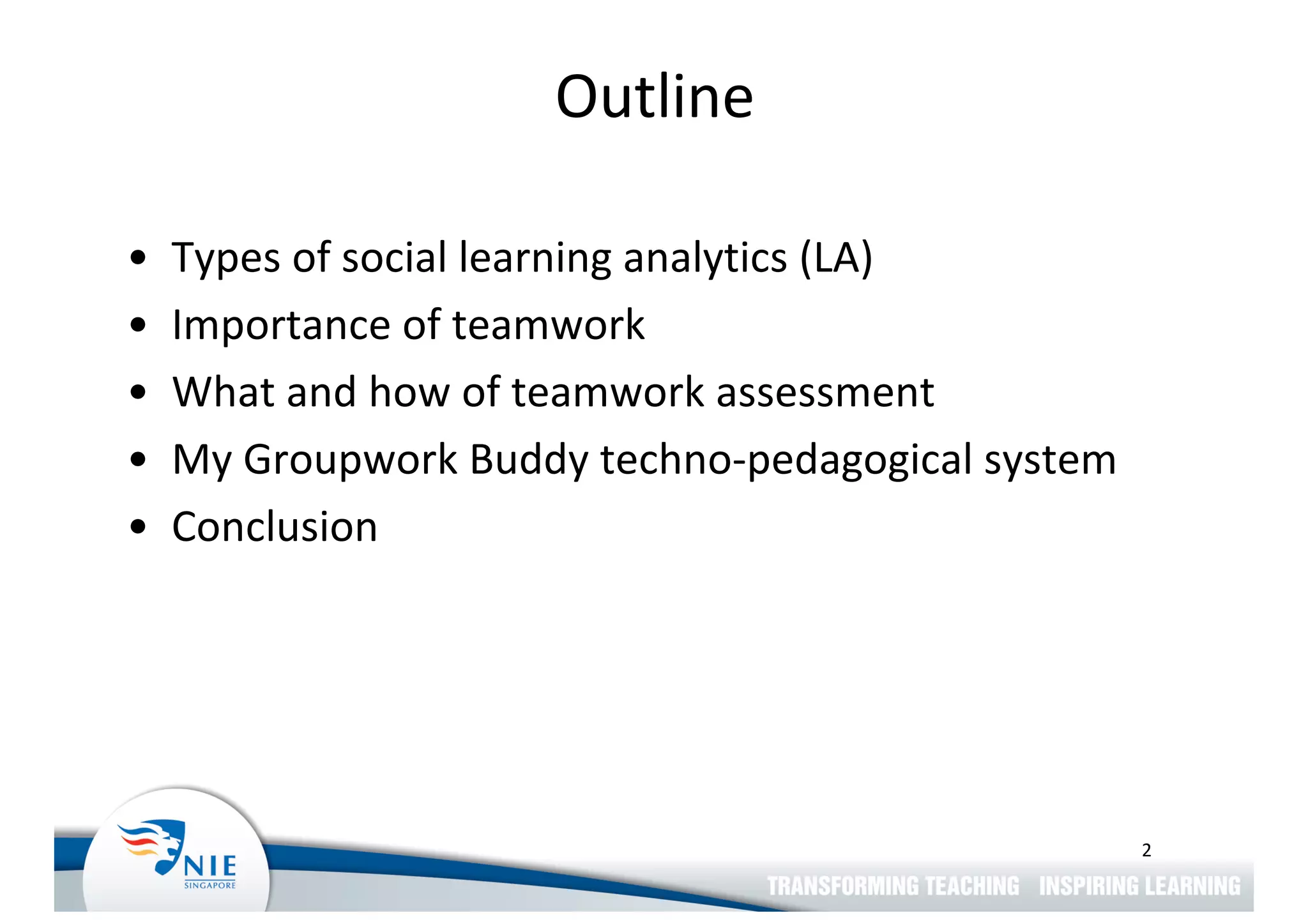 Elizabeth Koh - WESST - Leveraging Learning Analytics to Formatively ...