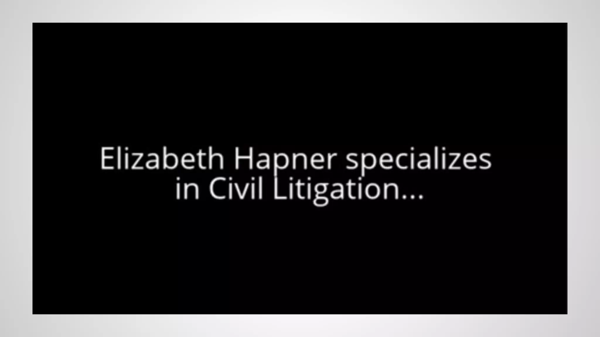 Elizabeth L Hapner | PPTX