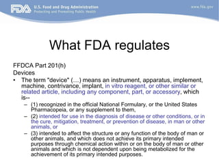 FDA’s approach to regulation of in vitro diagnostic tests | PDF