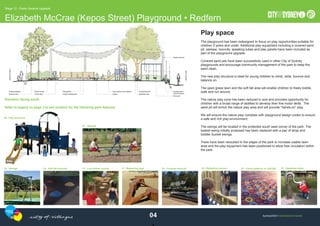 Elizabeth McCrae (Kepos St) Playground Draft Design | PDF