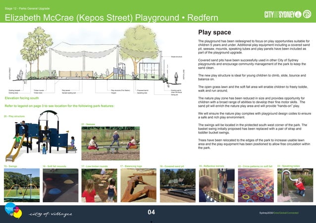 Elizabeth McCrae (Kepos St) Playground Draft Design | PPT