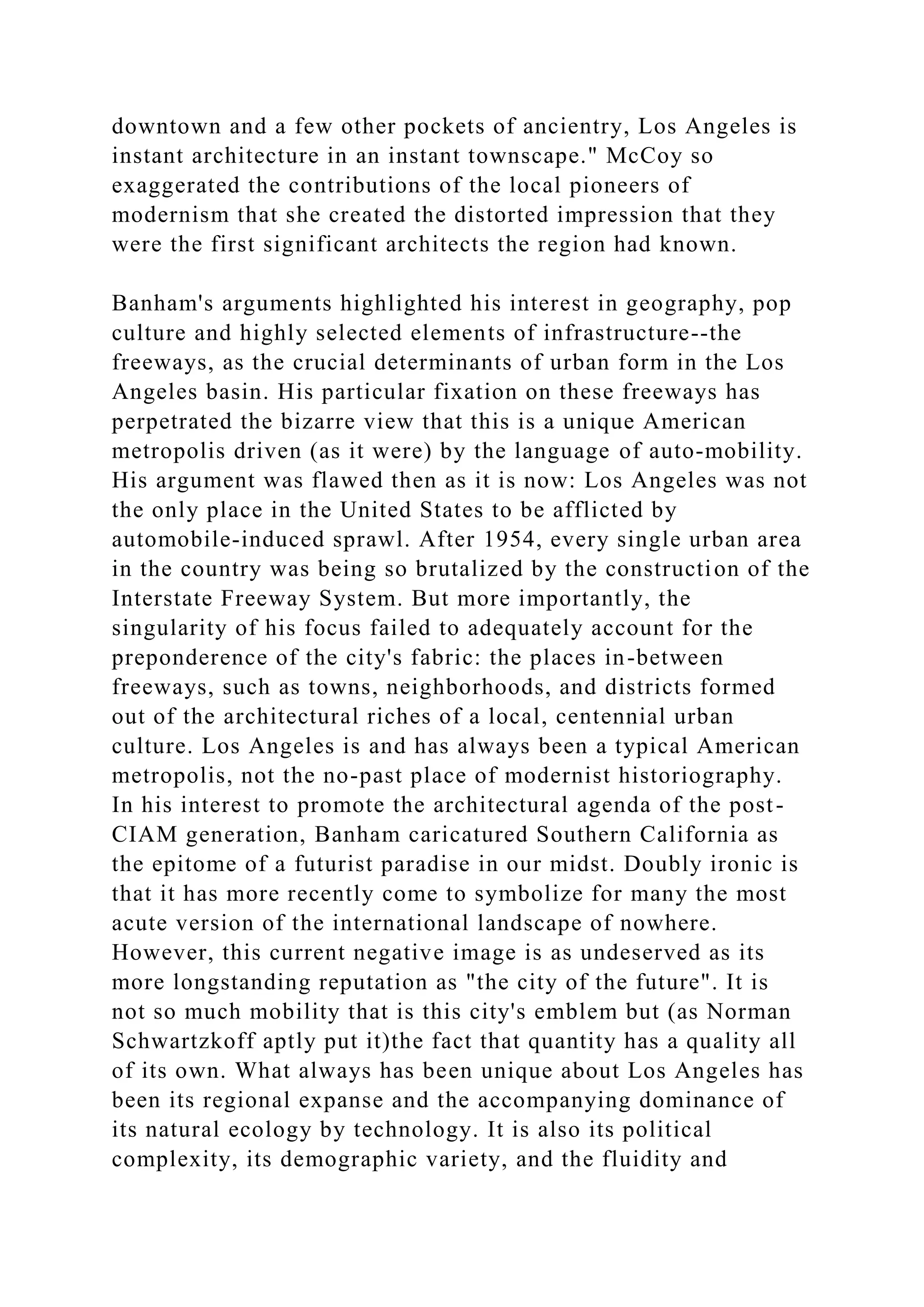 Elizabeth Moule & Stefanos Polyzoides, The Five Los Angeleseshttp.docx