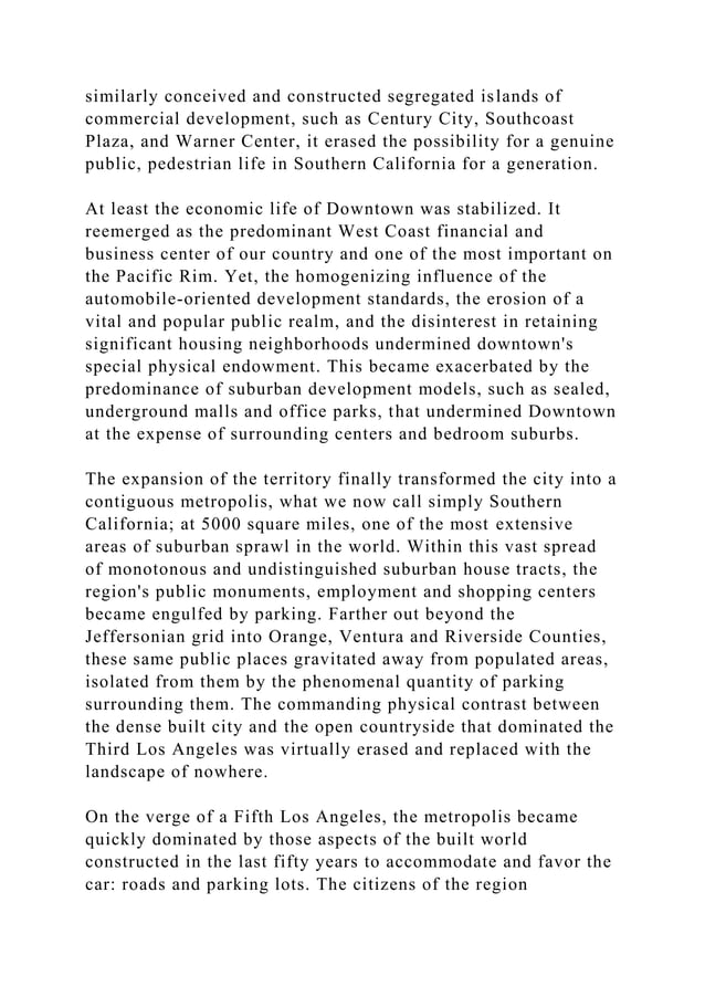 Elizabeth Moule & Stefanos Polyzoides, The Five Los Angeleseshttp.docx ...