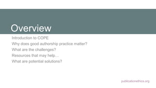 What does it mean to be an Author? | PPT