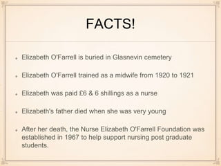 Elizabeth o'farell by marissa | PPTX