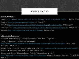 Elizabeth palmer peabody powerpoint (1) | PPTX