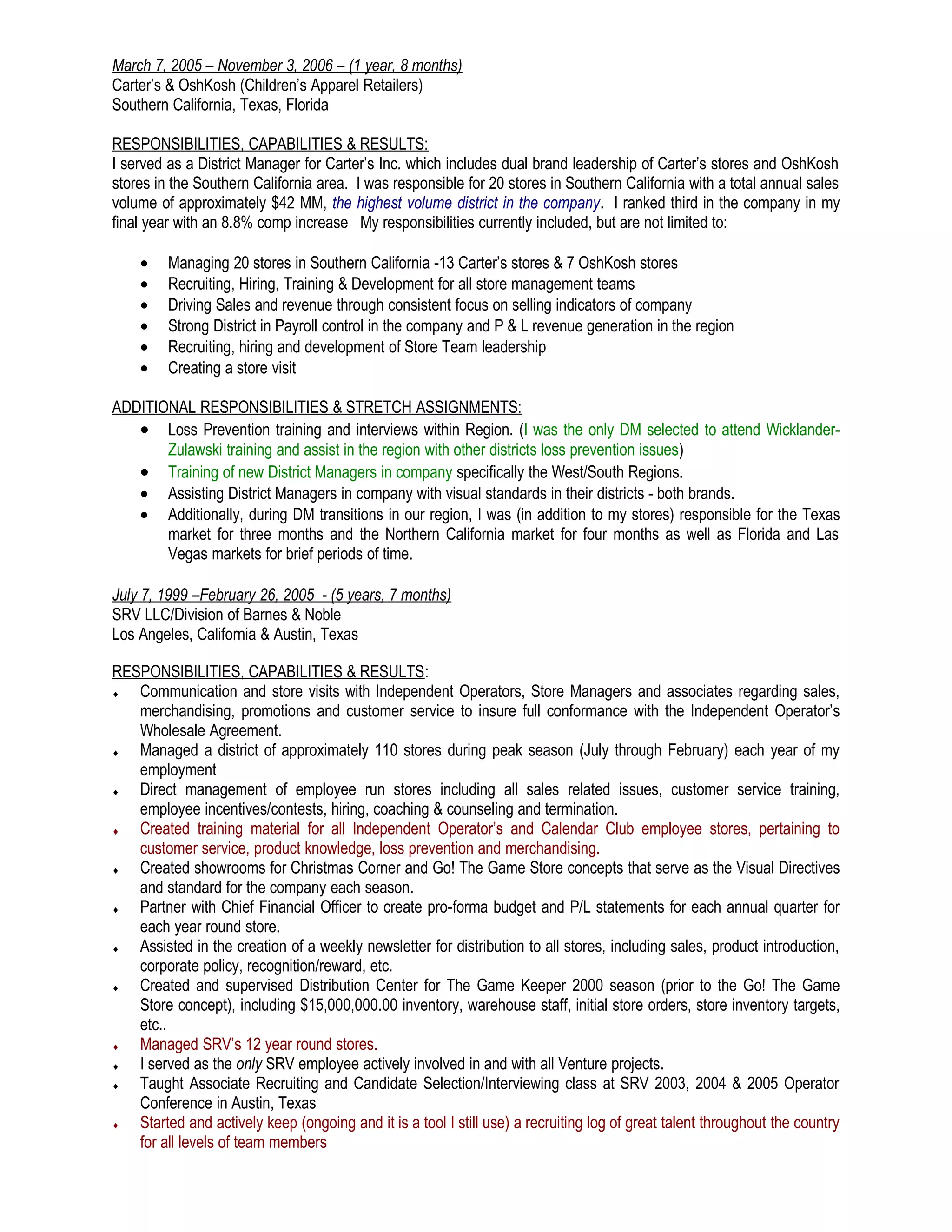 Elizabeth\'s Resume - Updated | DOC