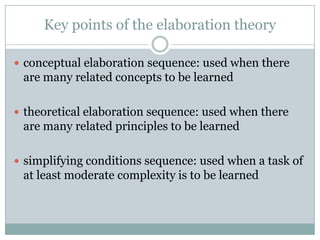 Elizabethrusso elaboration theory | PPTX