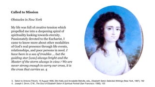 Elizabeth Seton Mission of Education | PDF | Christianity | Religion ...