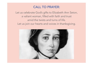 St. Elizabeth Seton birthday prayer service | PDF