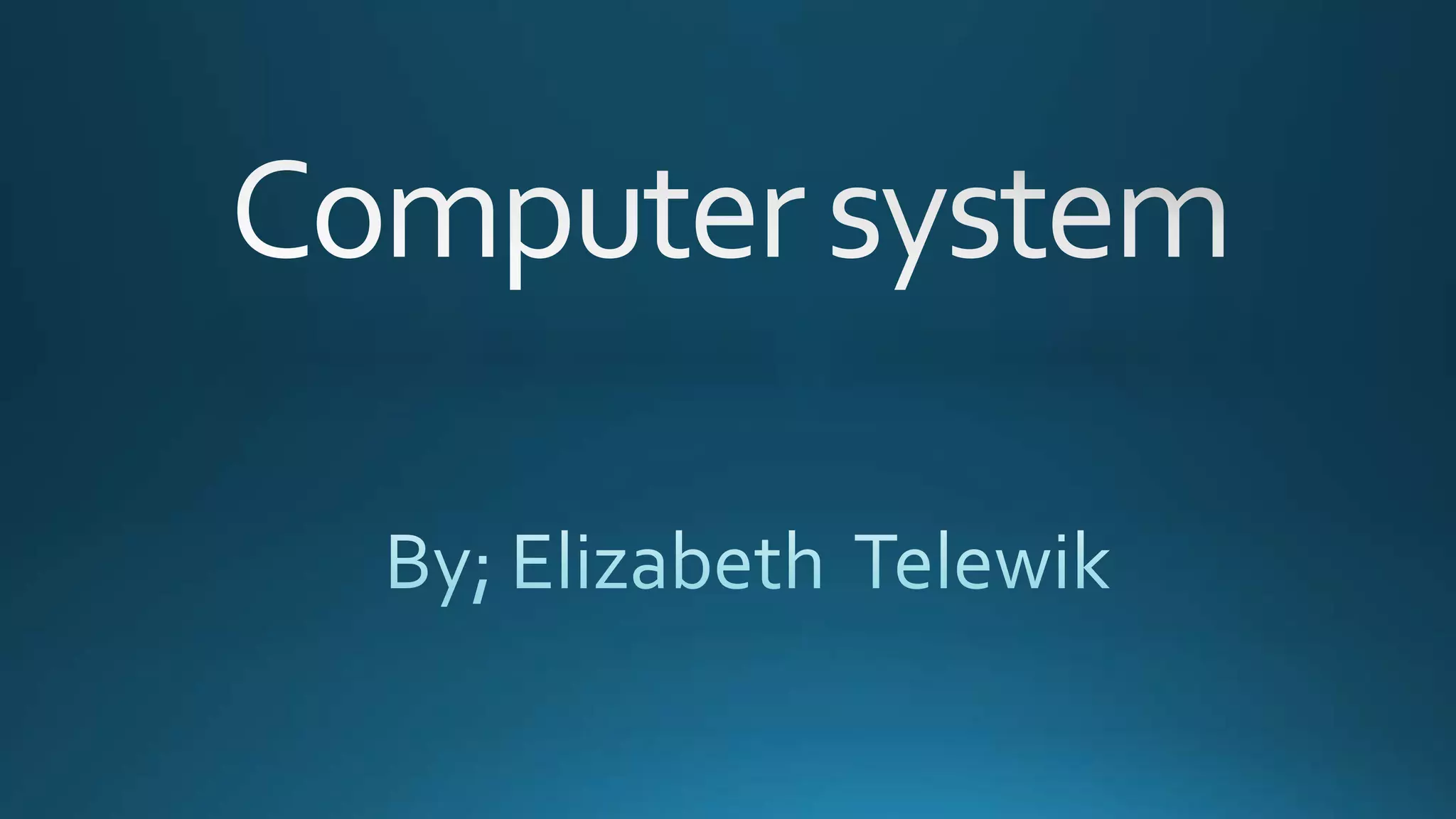 computer software | PPT