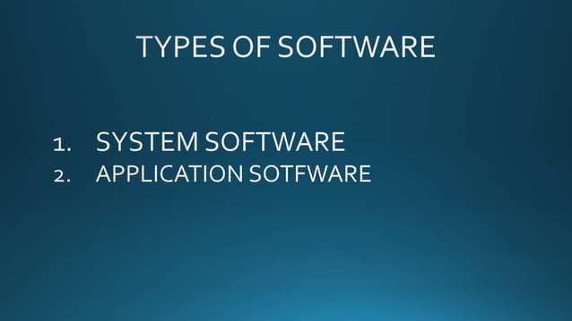 computer software | PPT