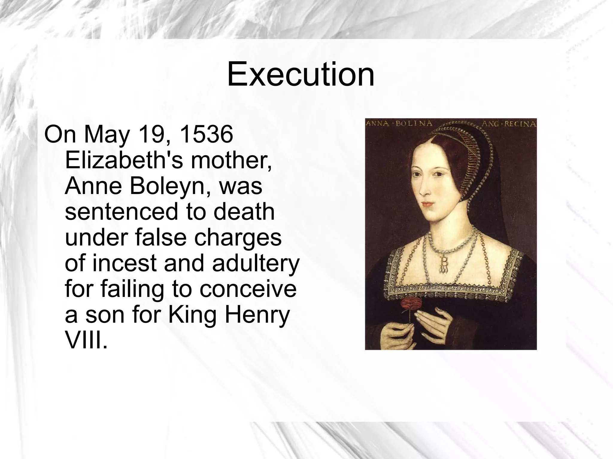 Elizabeth Timeline | PPT