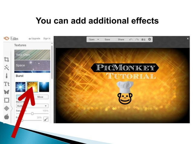 Elizabeth verar how to use picmonkey | PPT