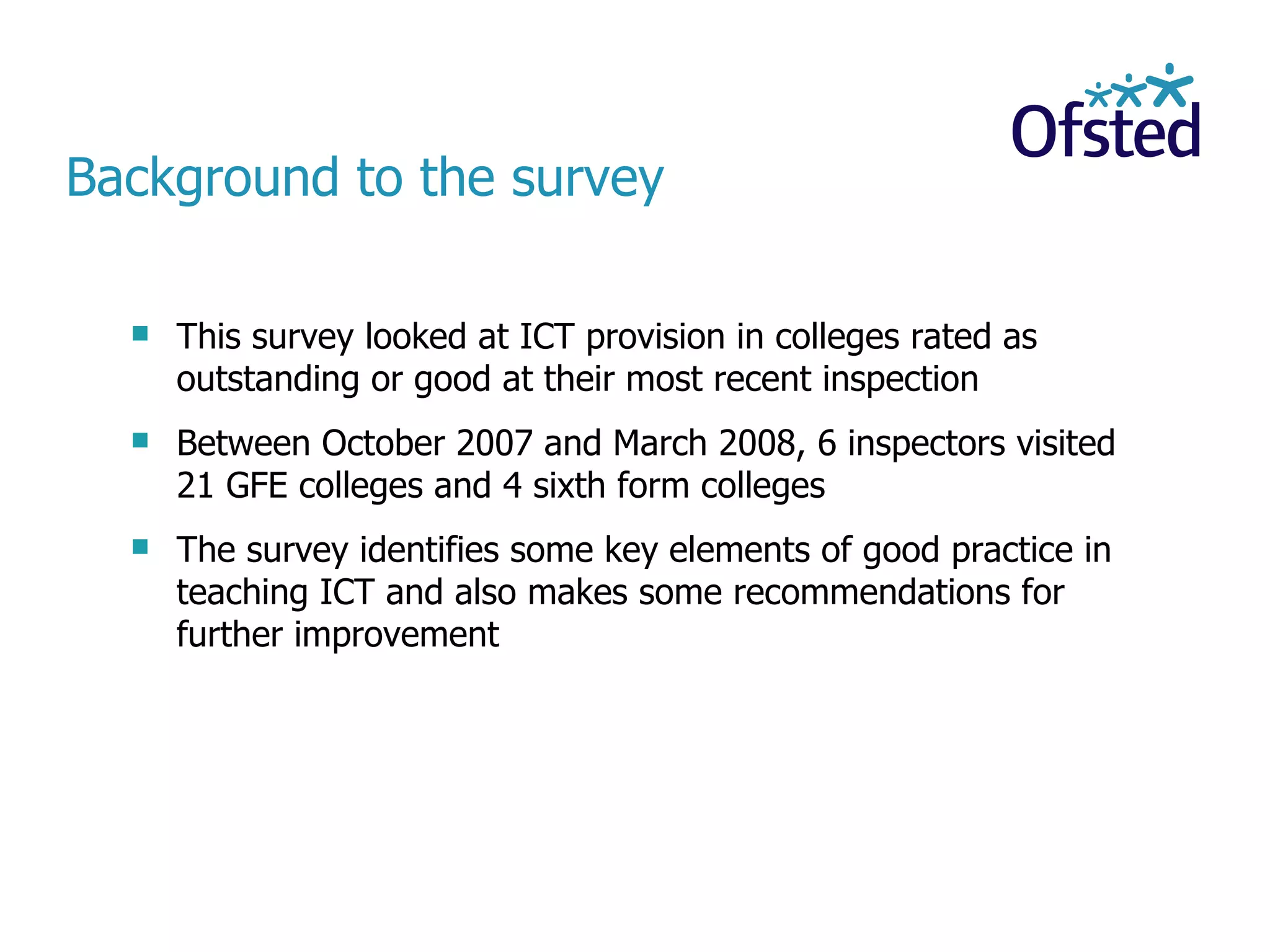 Good practice in ICT in colleges | PPT