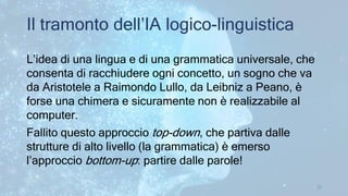 Modelli linguistici da Eliza a ChatGPT P roblemi , fraintendimenti e ...