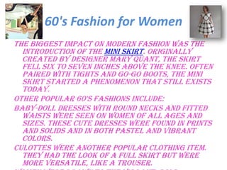 Elizzza & Jessss - fashion '60s | PPTX