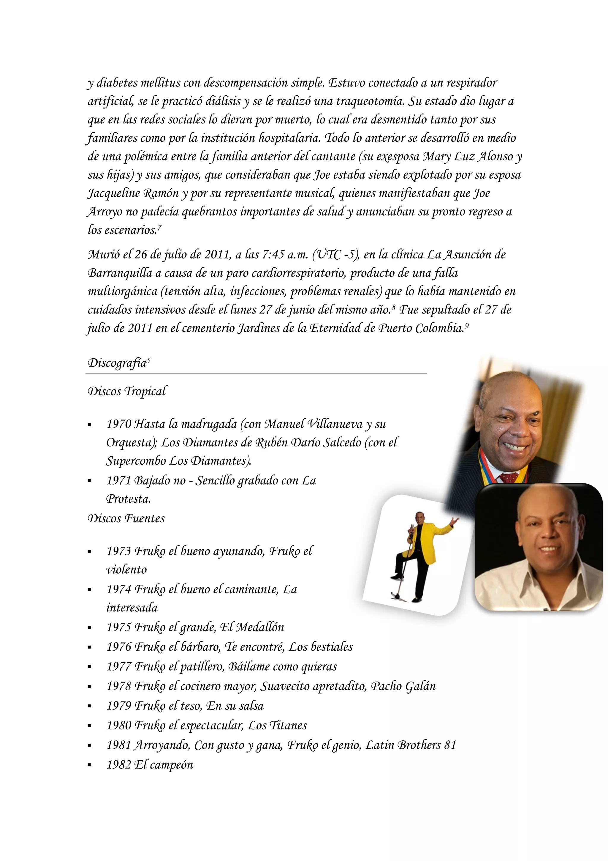 El joe arroyo | PDF