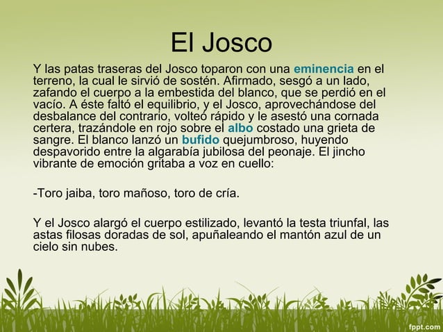 El Josco de Abelardo Diaz Alfaro | PPT