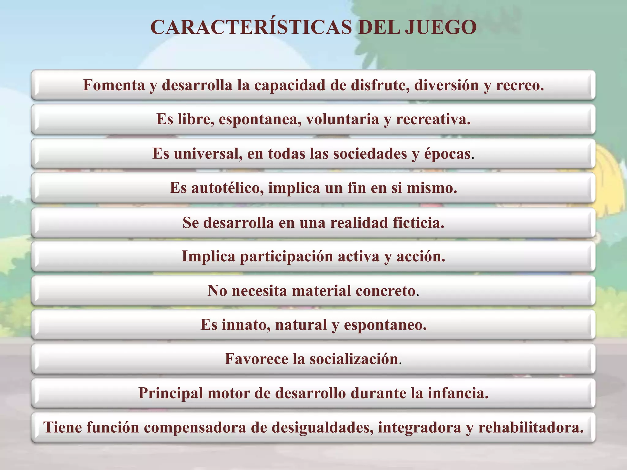 El Juego En La Infancia Ppt 