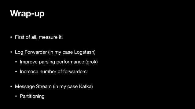 How to improve ELK log pipeline performance | PPT