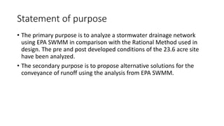 Analysis of Stormwater System for Urban Development Project in North ...