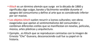 El kitsch | PPTX